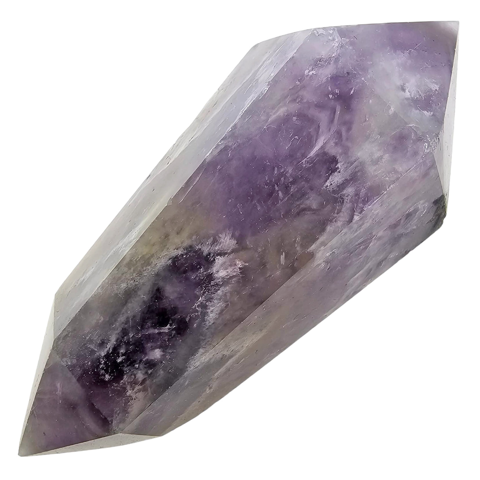 Chevron Amethyst Double Ending
