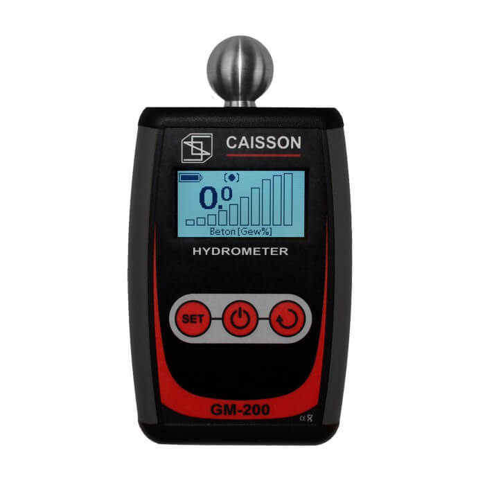 Caisson GM200 vochtmeter Beton, Zandcement, Anhydriet, Pleisterwerk ...