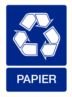 Pictogram recyclage papier kopen? Bestel nu online!