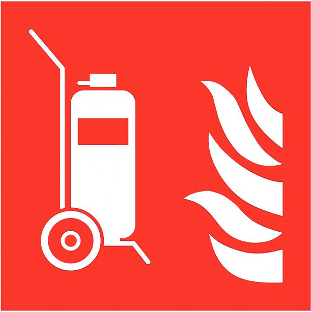 Pictogram brandblusser trolley PVC kopen? Bestel nu online!