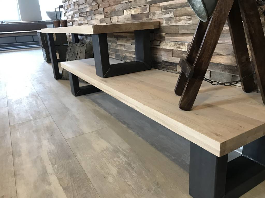 TV-Meubel Hoog & Laag - Firma Hout & Staal
