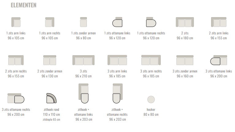 Bankstel Danique - Firma Hout & Staal