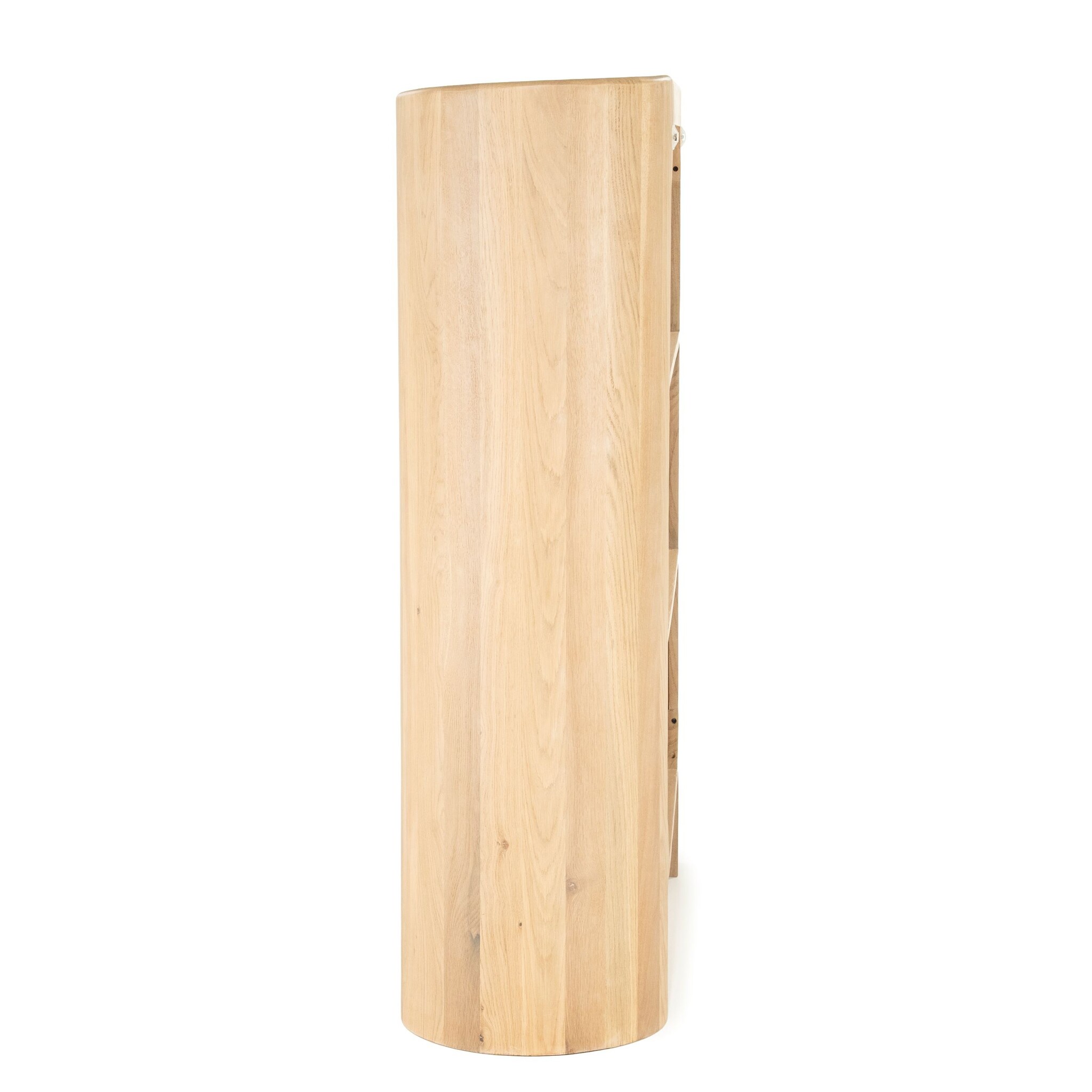 Kabinet Don – Eikenhouten kast met marmeren blad | Firma Hout en Staal ...