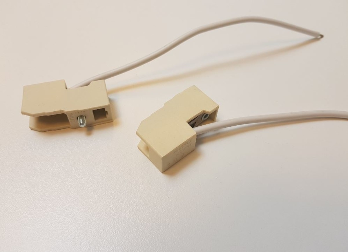 Lamp socket R7s with 19cm connection cable, set of 2 - Zondag ...