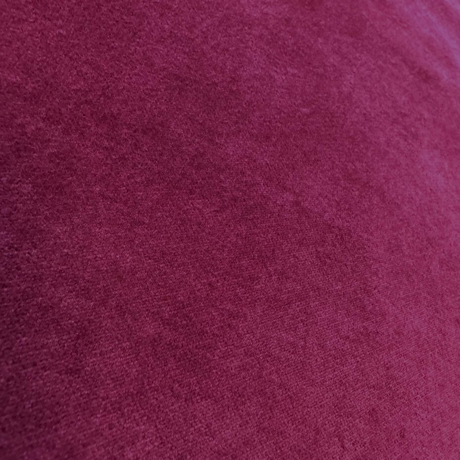 Katoen Velvet WV02 - donker fuchsia - StoffenBestellen.nl