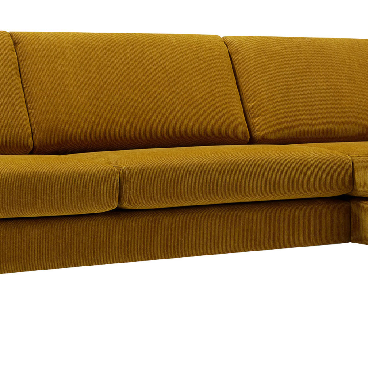Sits Quattro 2-zits + Chaiselongue Mosterd kopen bij Furnea