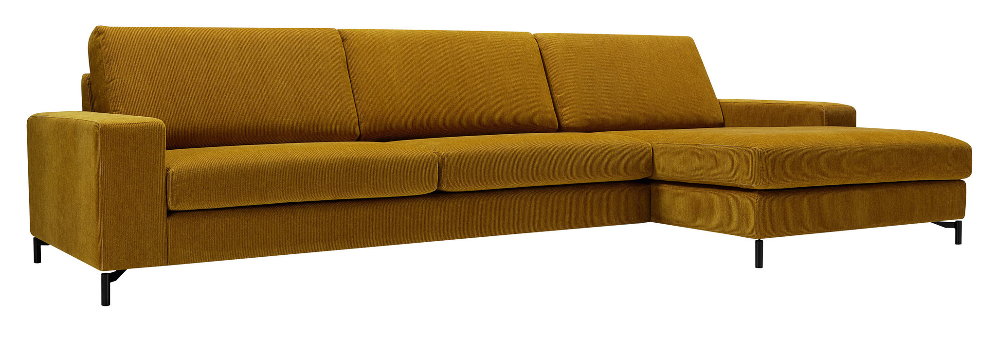 Sits Quattro 2-zits + Chaiselongue Mosterd kopen bij Furnea