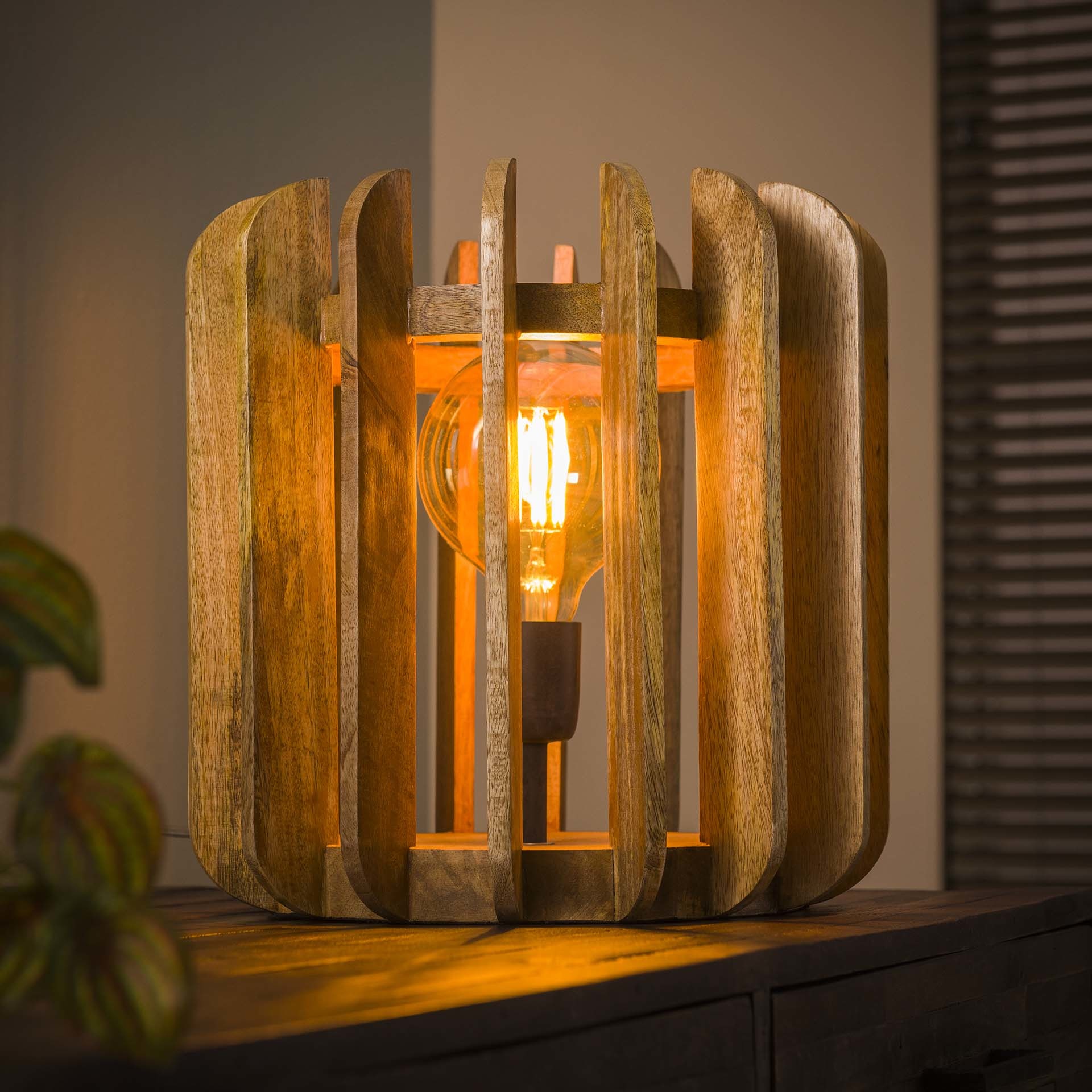 Davidi Design Stripes Houten Tafellamp kopen bij Furnea