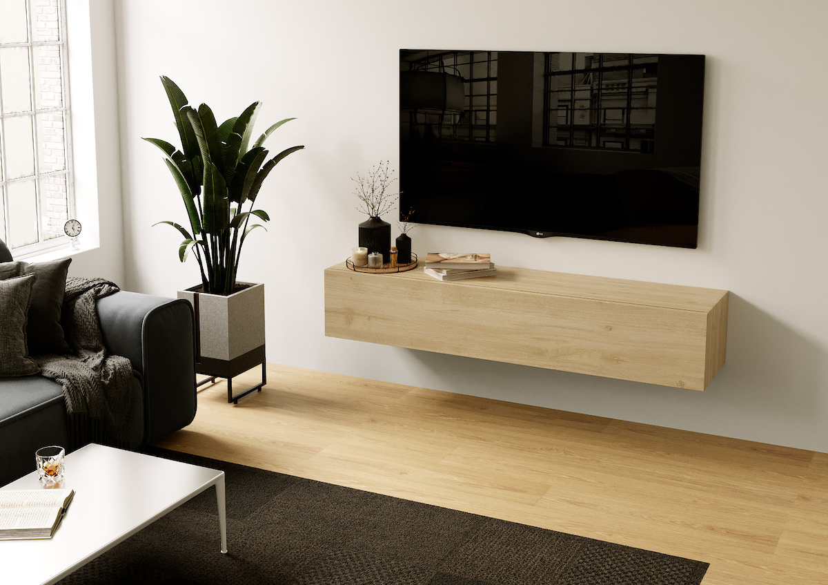 Nova Design Valentino 138 cm Kadiz TV Wandmeubel bij Furnea
