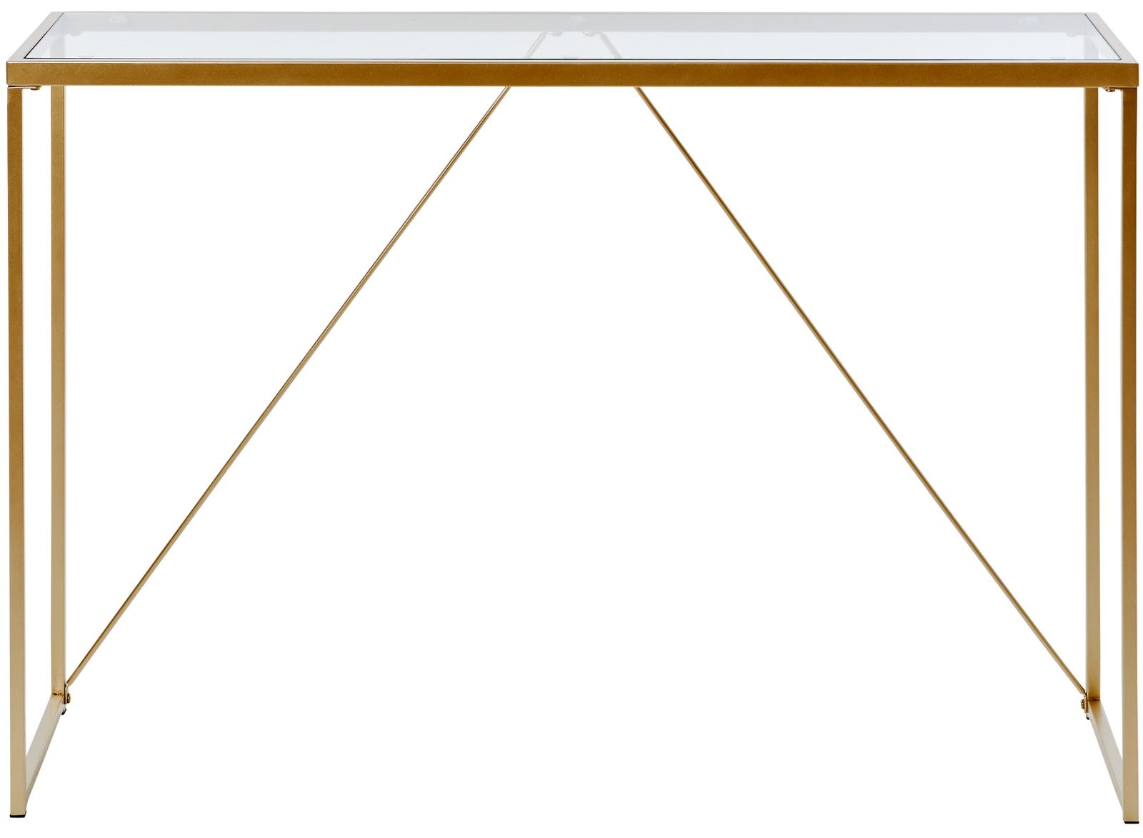 Jahnke Moebel Glam Glas / Goud Sidetable kopen bij Furnea