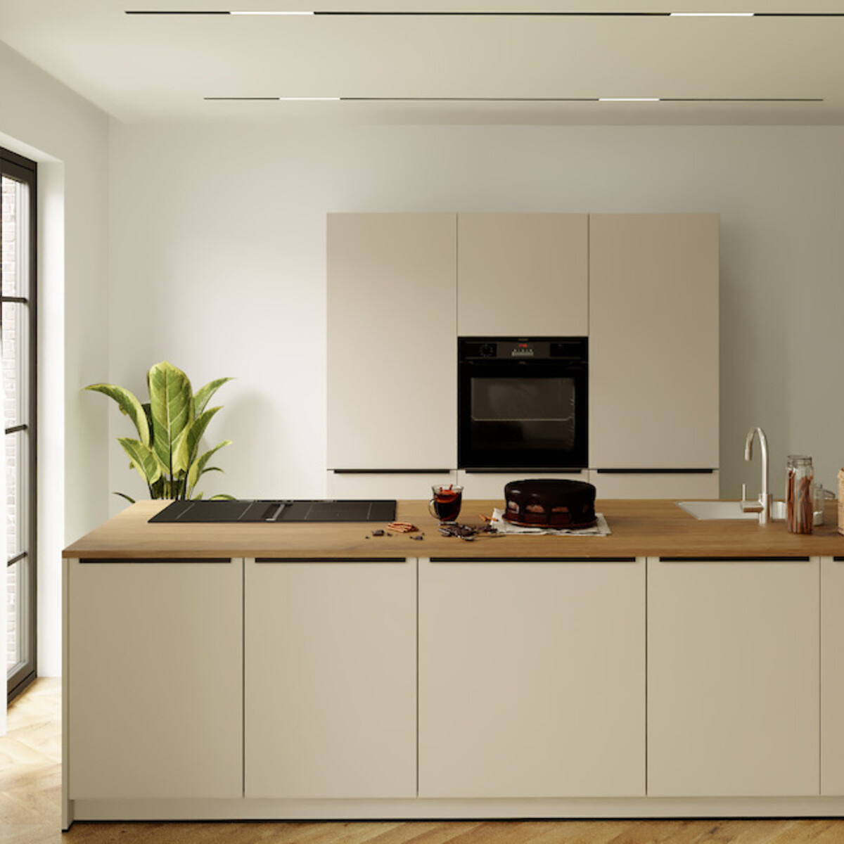 Artego Design Turin Dragon Eiland Keuken Cashmere bij Furnea