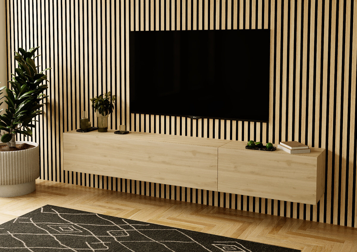 Nova Design Valentino 207 cm Kadiz TV Wandmeubel bij Furnea