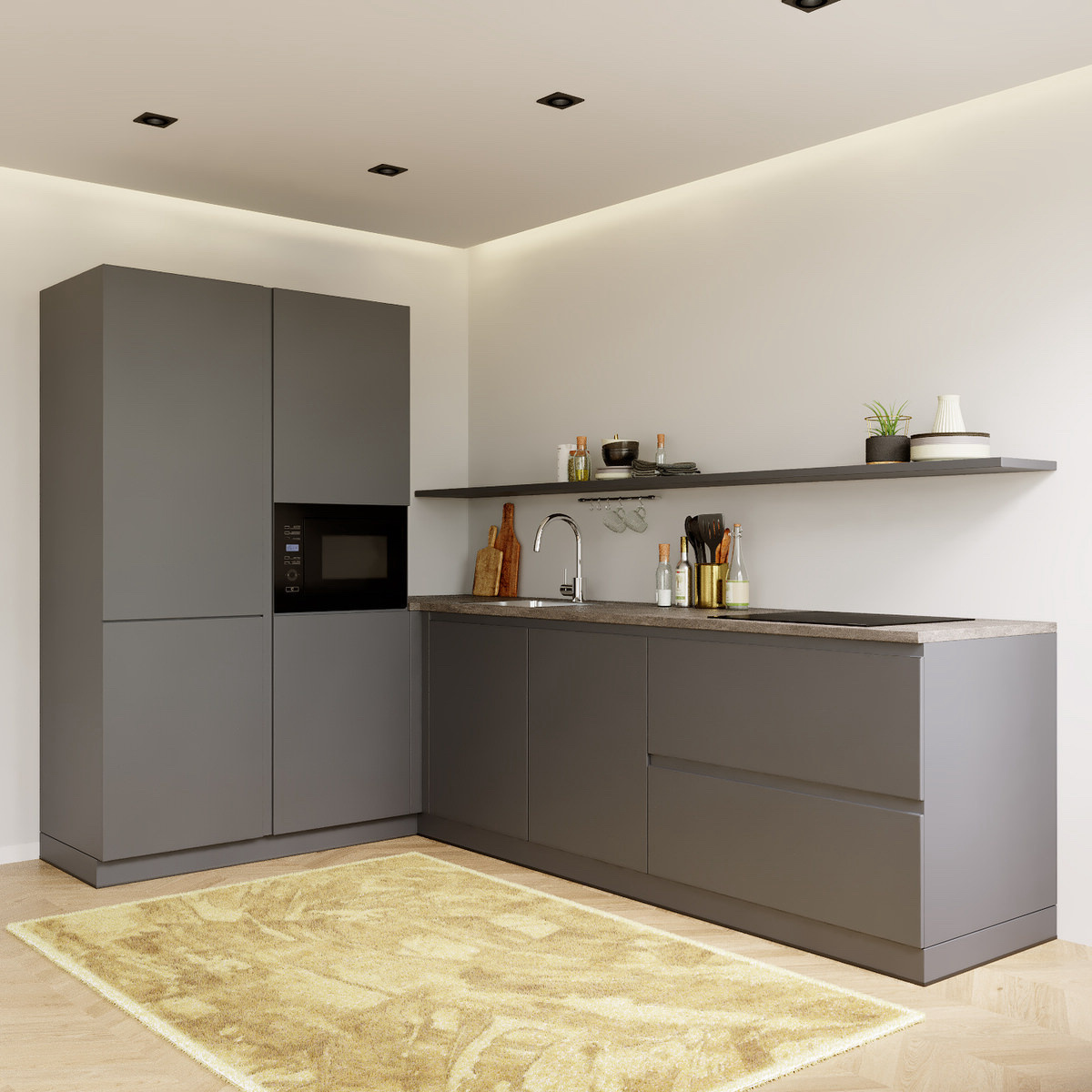 Artego Design Feel Basilicum L - Keuken Grafiet kopen bij Furnea