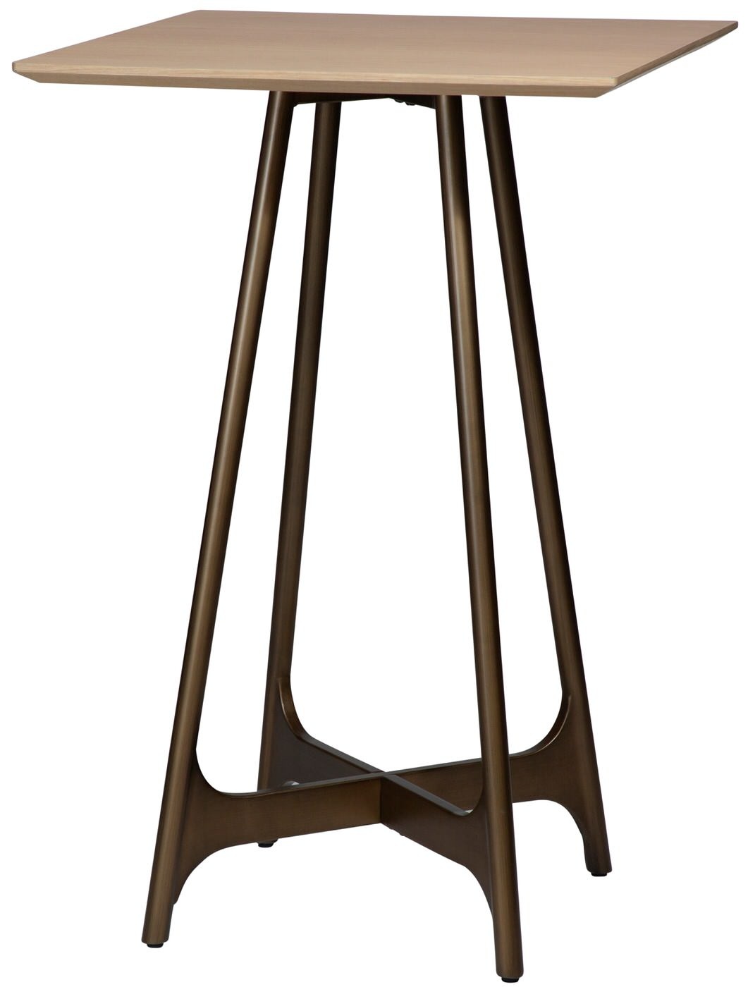 Dan-Form Ooid Vierkante Bartafel Eiken kopen bij Furnea