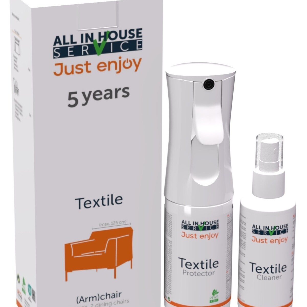 All In House Service 5 jaar (Textiel-Fauteuil of 2 Stoelen)
