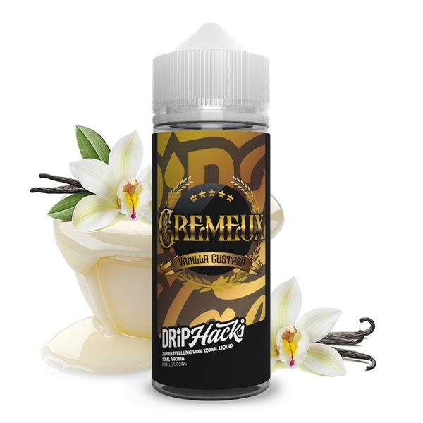 Drip Hacks - CREMEUX 10 ml / 120 ml Hackshot Longfill I OxyZig - Oxyzig E-Zigaretten & Liquids Shop