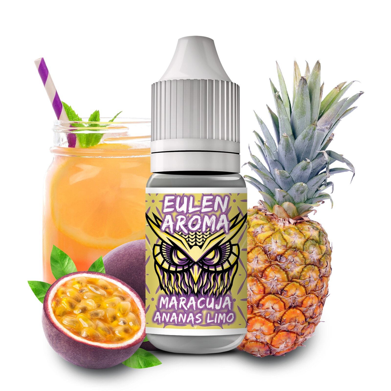 OWL-Eulen - Maracuja Ananas Limonade Aromakonzentrat