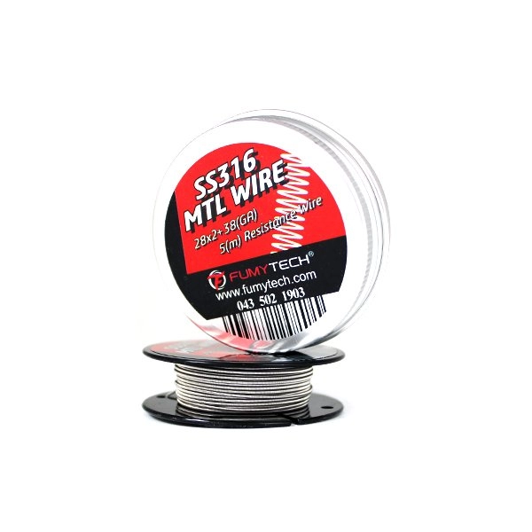 Fused Clapton SS316 MTL Wire - Fumytech