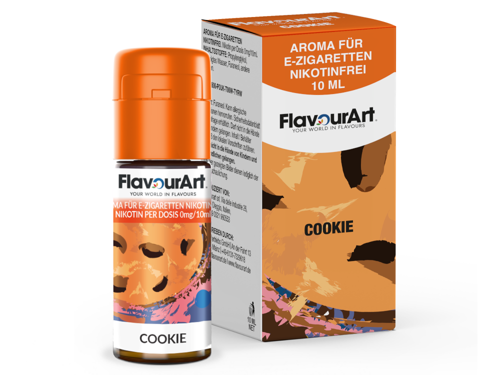 Flavour Art Cookie Aroma 10 ml – buttriger Keksgenuss
