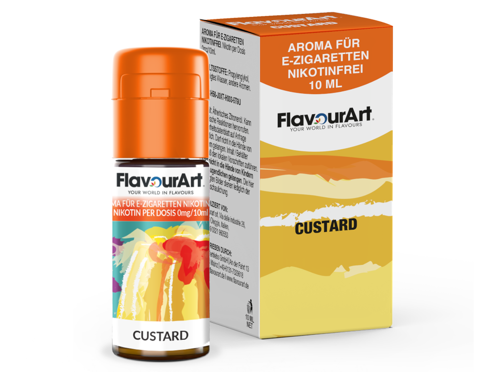 Flavour Art Custard Aroma 10 ml – cremiger Vanillepudding