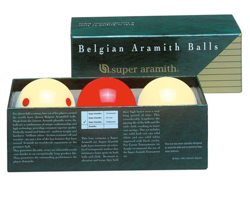 Carom balls Super Aramith demo - Van den Broek billiards