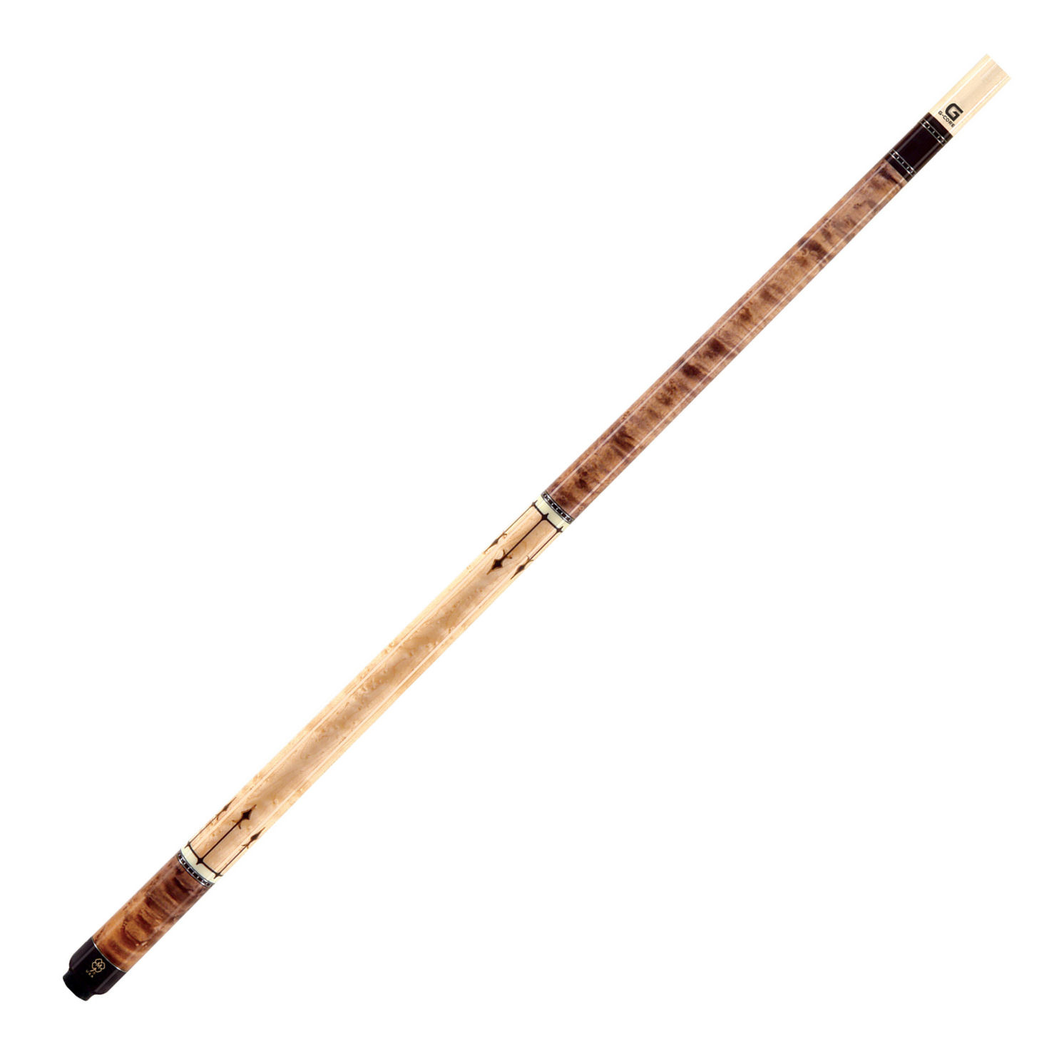 McDermott G415 Birdseye/Inlay Pool Cue - Van den Broek billiards