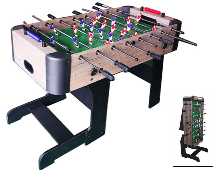 Voetbaltafel TopTable Score Fold-Up Wood 58x110cm - Van den Broek Biljarts