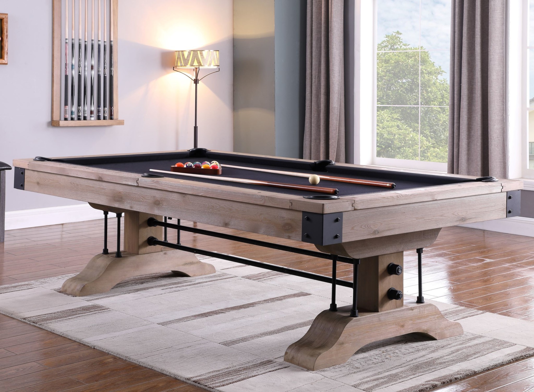 Pool table Industrial Vintage-Oak - Van den Broek billiards