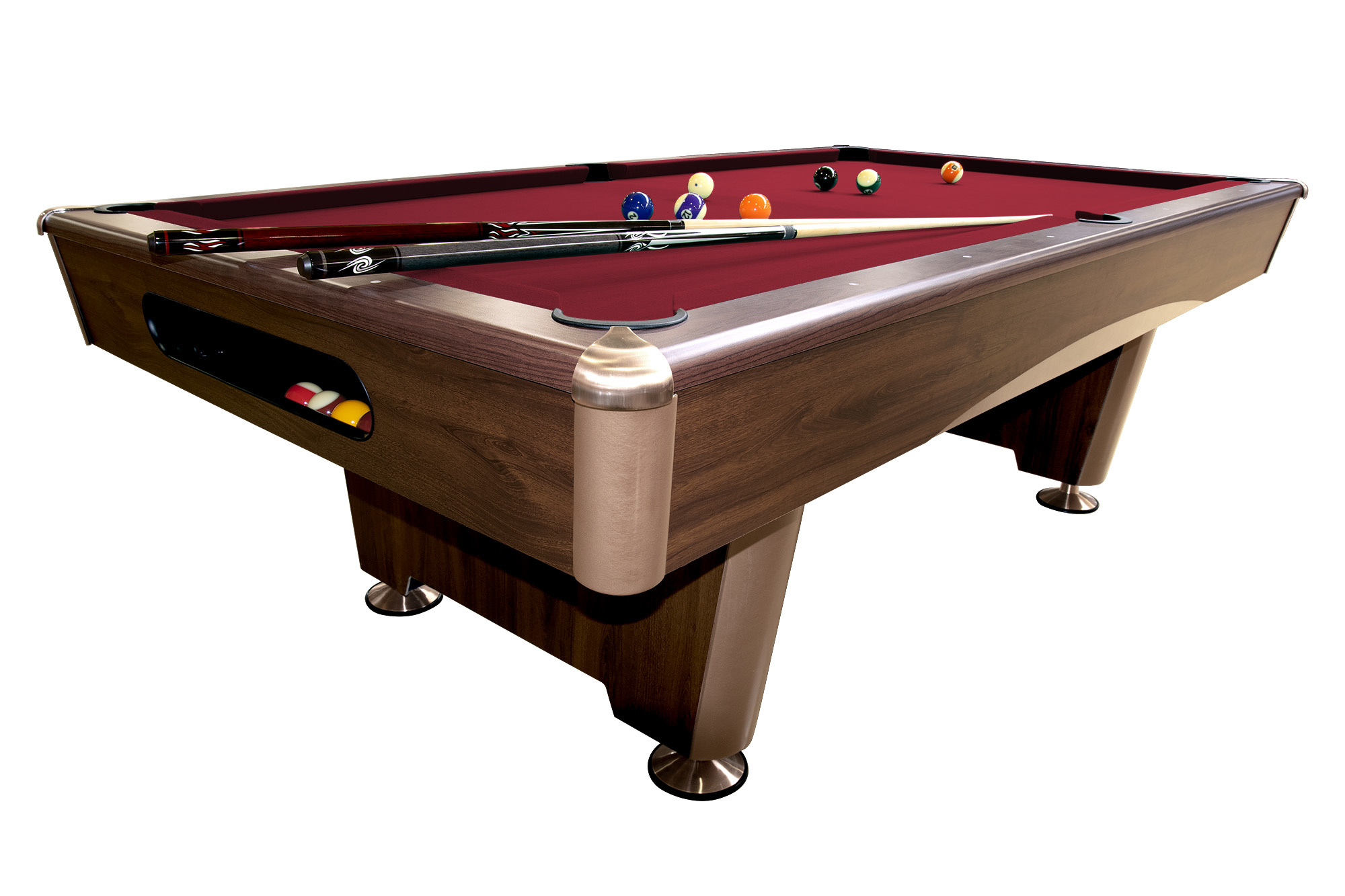 Pool table Dynamic Triumph, 7 or 8 foot brown - Van den Broek billiards