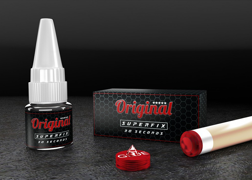 Original Superfix glue 30 seconds 5 grams - Van den Broek billiards
