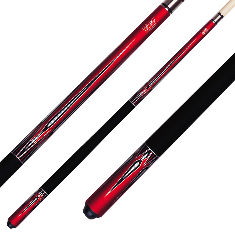 Cuetec Cobra C-3, red, 3/8x14, Pool - Van den Broek billiards