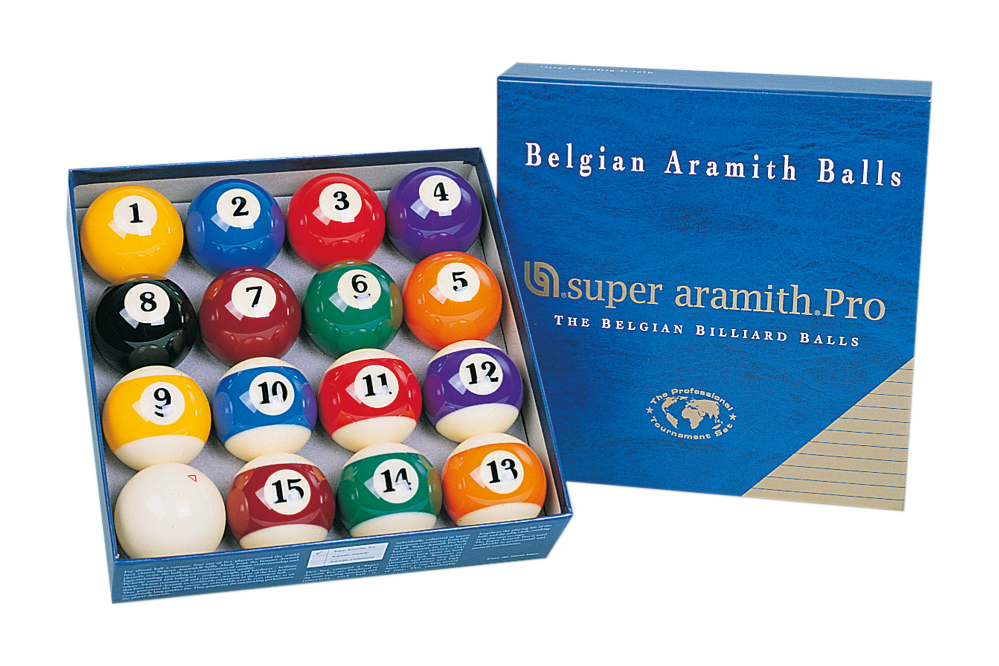 Poolballen Super Aramith 57.2mm PRO - Van den Broek Biljarts