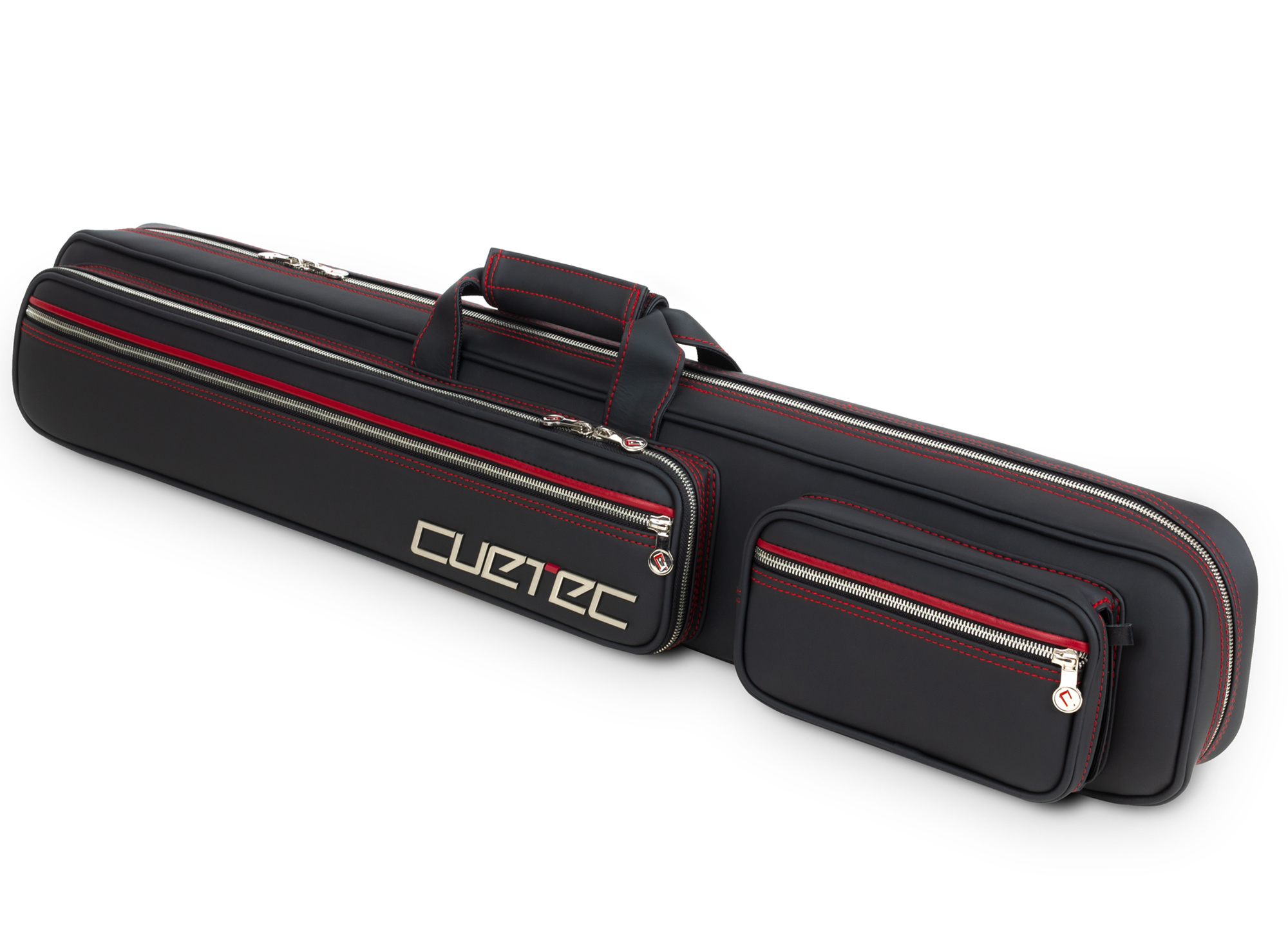 Cue Soft Case, Cuetec Pro Line, Black, 4x8, 85cm - Van den Broek Biljarts
