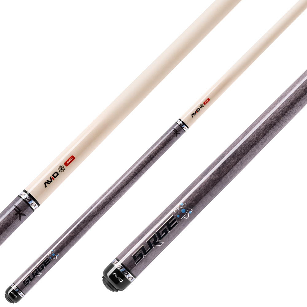 Cuetec Avid Surge Jump, grey, pool 3/8x14 - Van den Broek Biljarts