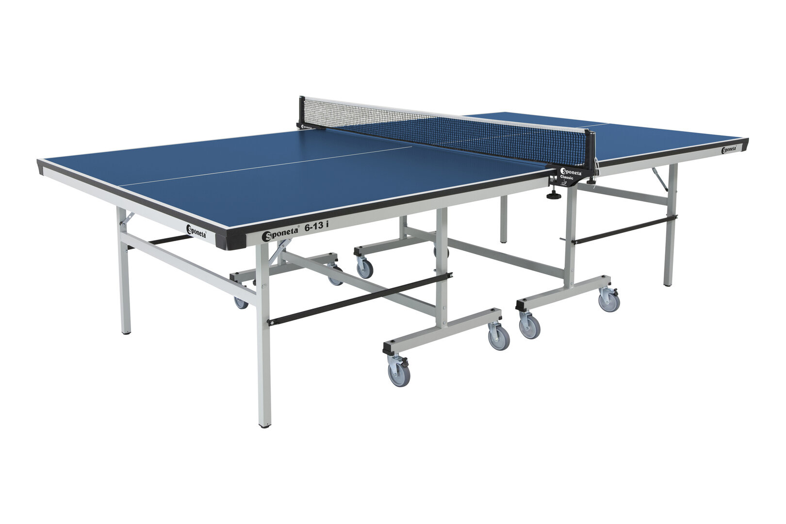 Sponeta Table tennis table s6-131 indoor compact foldable blue - Van ...