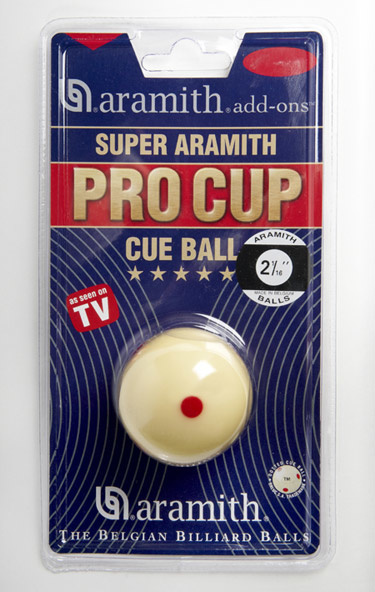 Cue Snookerbal Pro Cup Tournament 52,4 mm - Van den Broek Biljarts