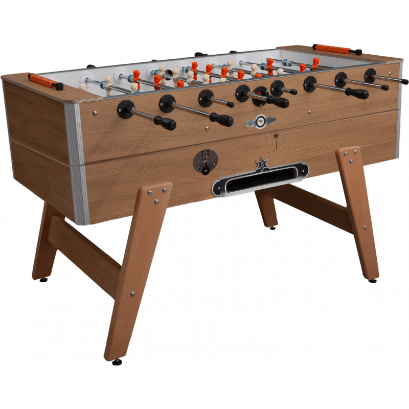 Deutscher Meister football table Grande Luxe oak - Van den Broek billiards