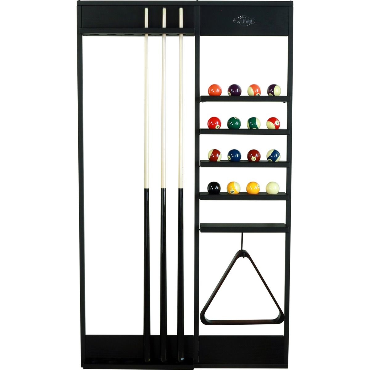 Buffalo Harlem wall rack black - Van den Broek billiards