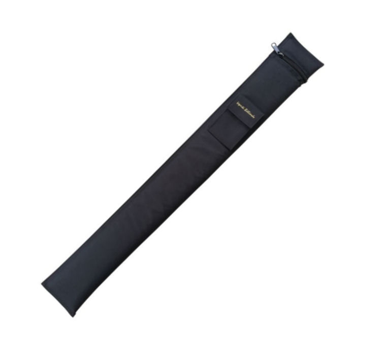 Cue cover classic, black leather - Van den Broek billiards