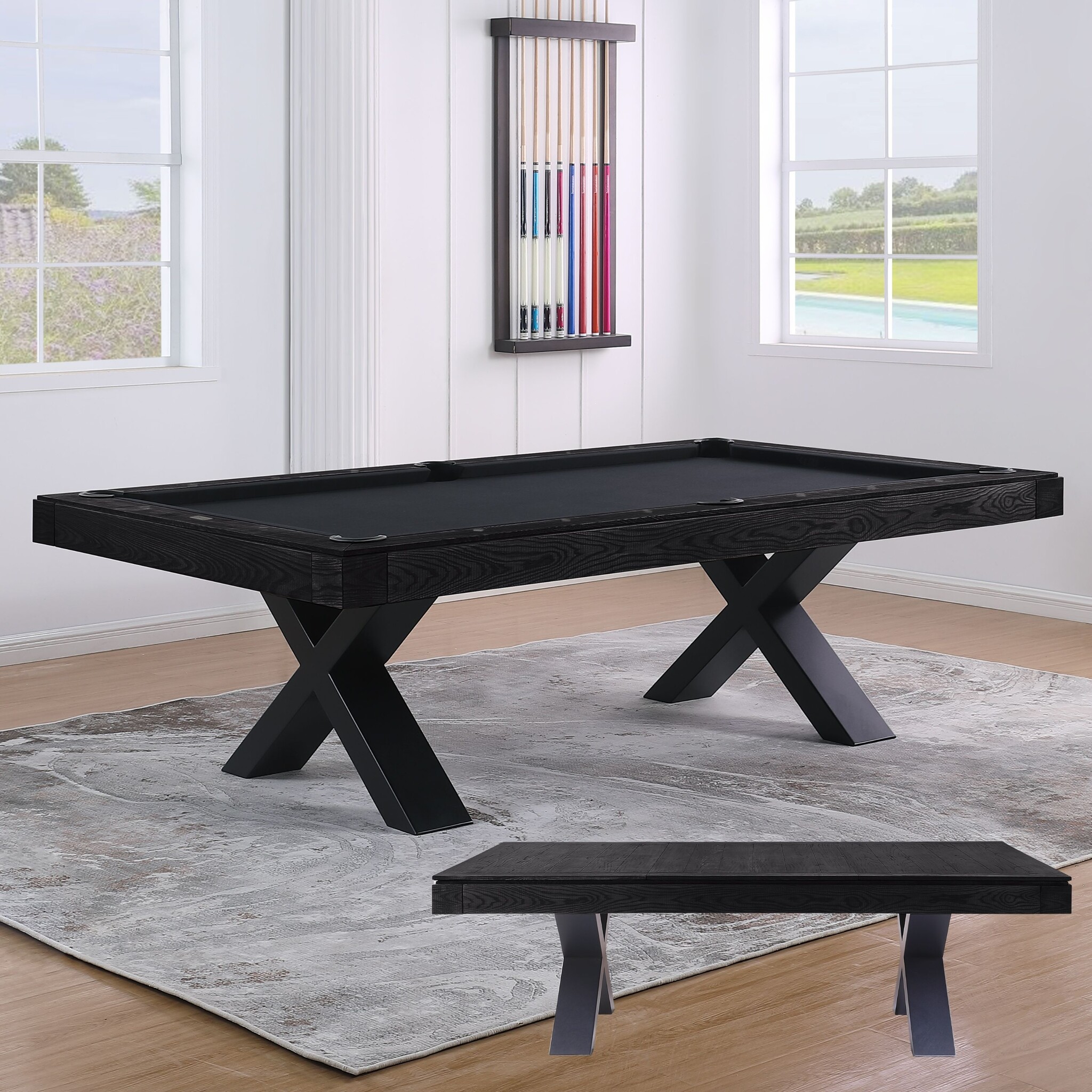 Pool table Lexor Dinner Xoon Blk oak - Van den Broek billiards