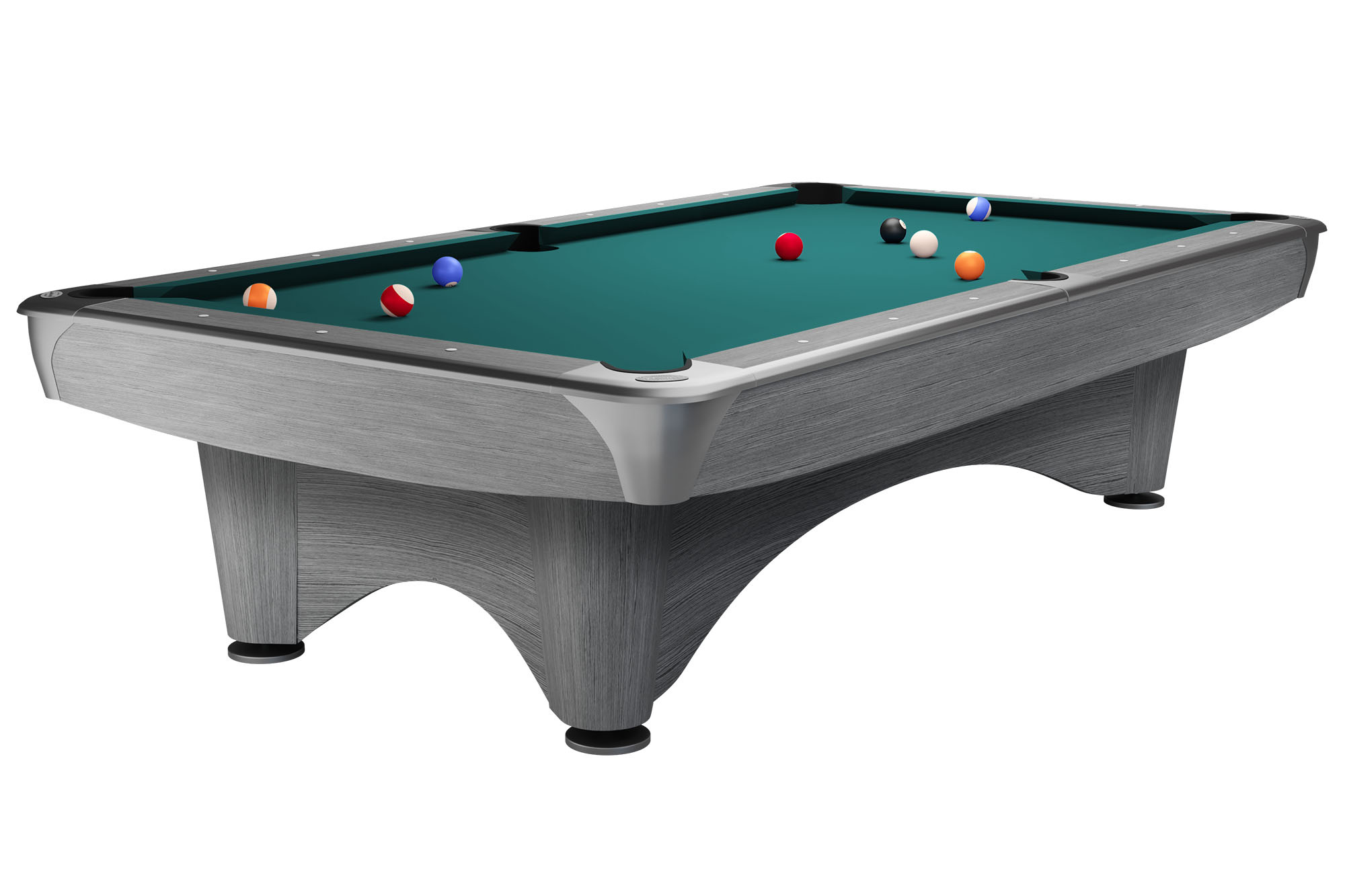 Pool table Dynamic III `light grey 9 foot - Van den Broek billiards