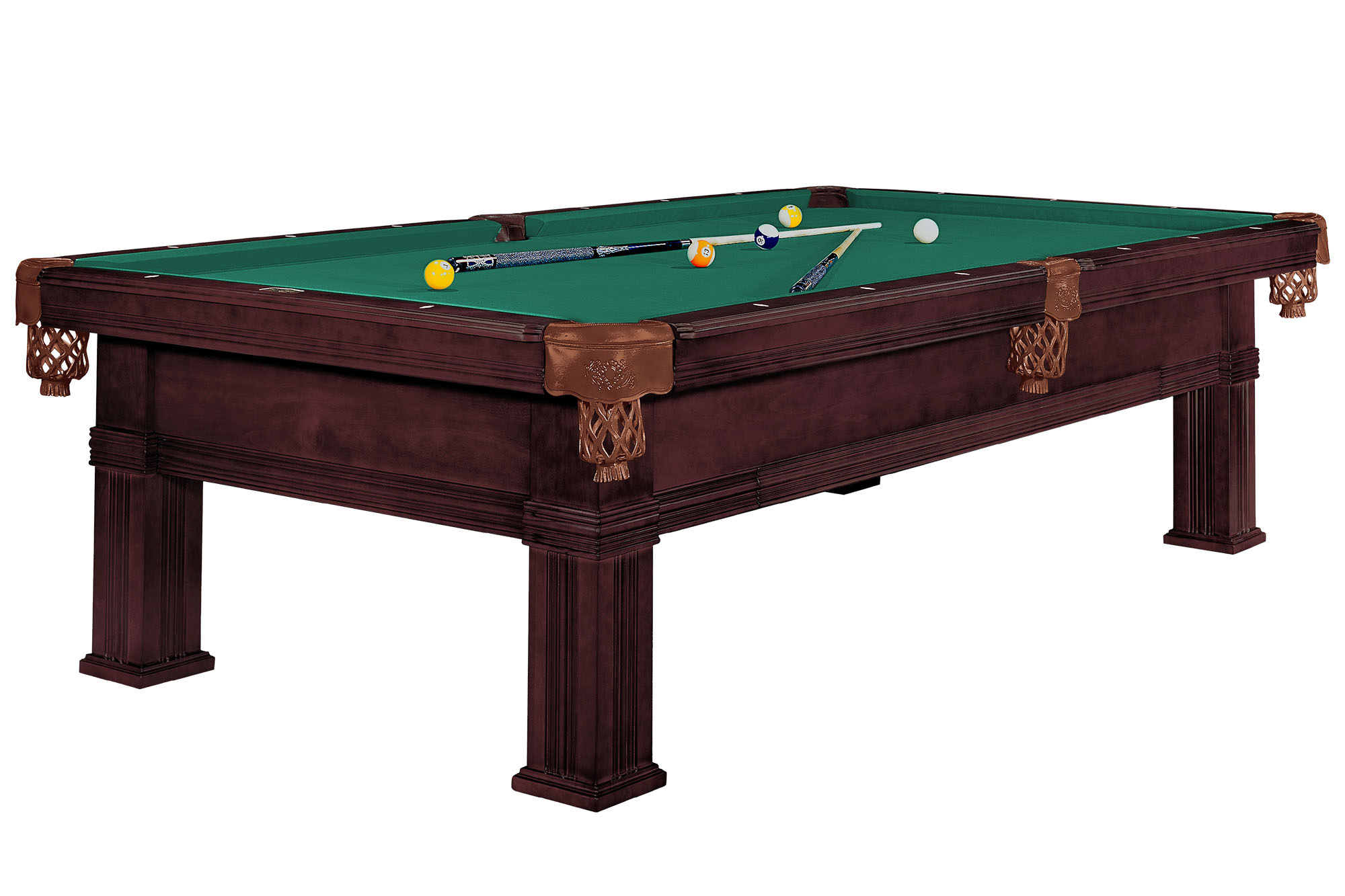 Pool table Dynamic Bern, 8 foot brown - Van den Broek billiards