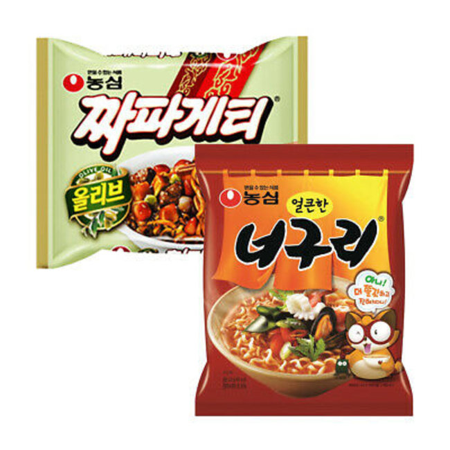 Ram-Don Jjapaguri / 1x Nongshim Chapagetti + 1x Nongshim Neoguri Spicy ...