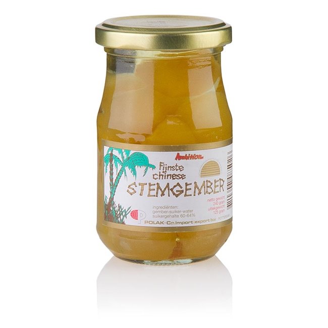 gekonfijte gember ambition 190g - Tokogembira.nl