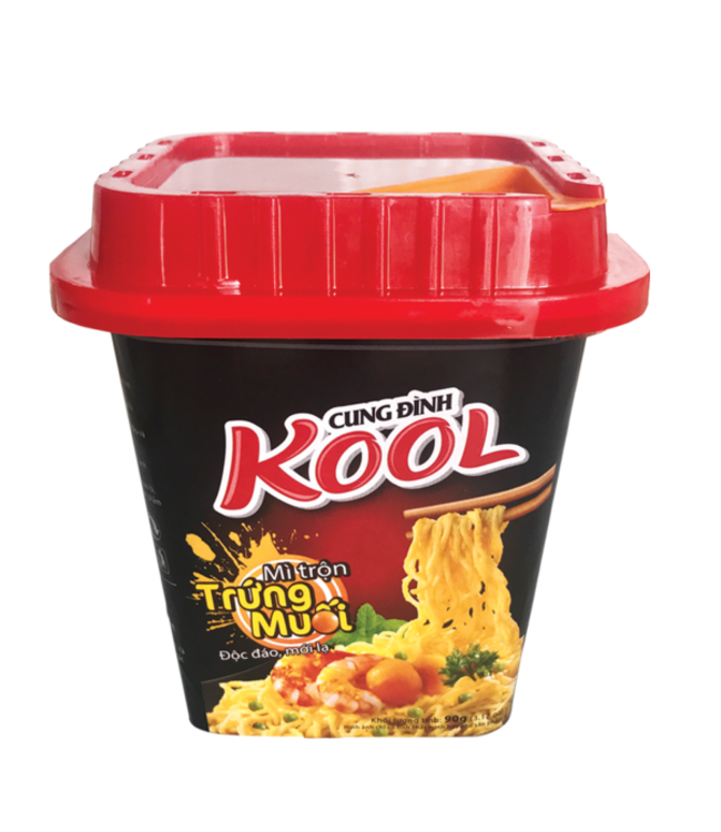 Noodles Cung Dinh Kool Crab Salted Egg 4x92g - Tokogembira.nl