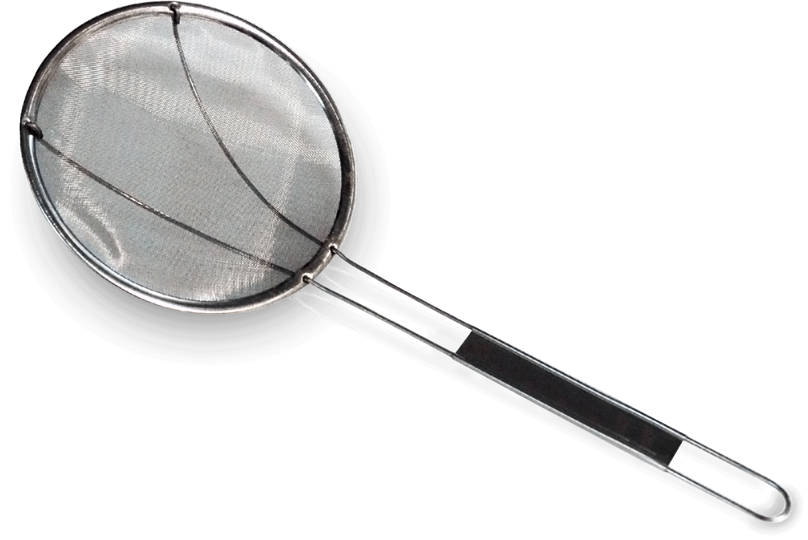 Oil Strainer - stainless steel grease pan - dia 20cm - Tokogembira.nl