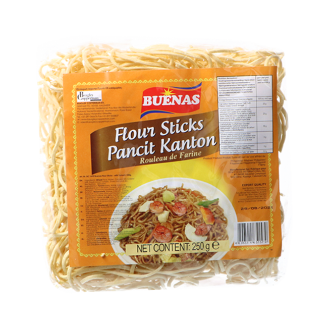 pancit canton 250g buenas flour sticks - Tokogembira.nl