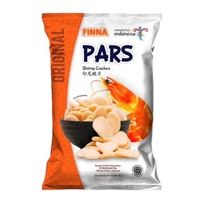 finna pars shrimp crackers original 70g - Tokogembira.nl