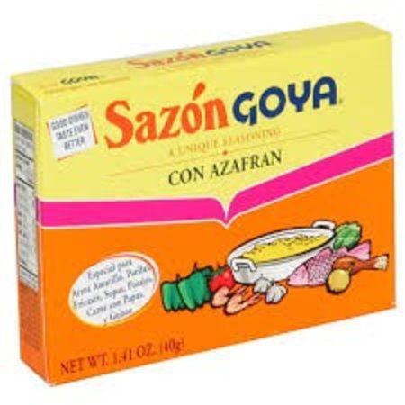 Sazon Goya Con azafran 8 packets (40gr) - Tokogembira.nl - Tokogembira.nl