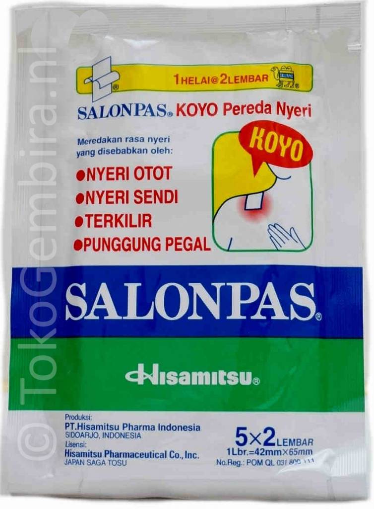 TokoGembira - Salonpas 5x2 - Tokogembira.nl